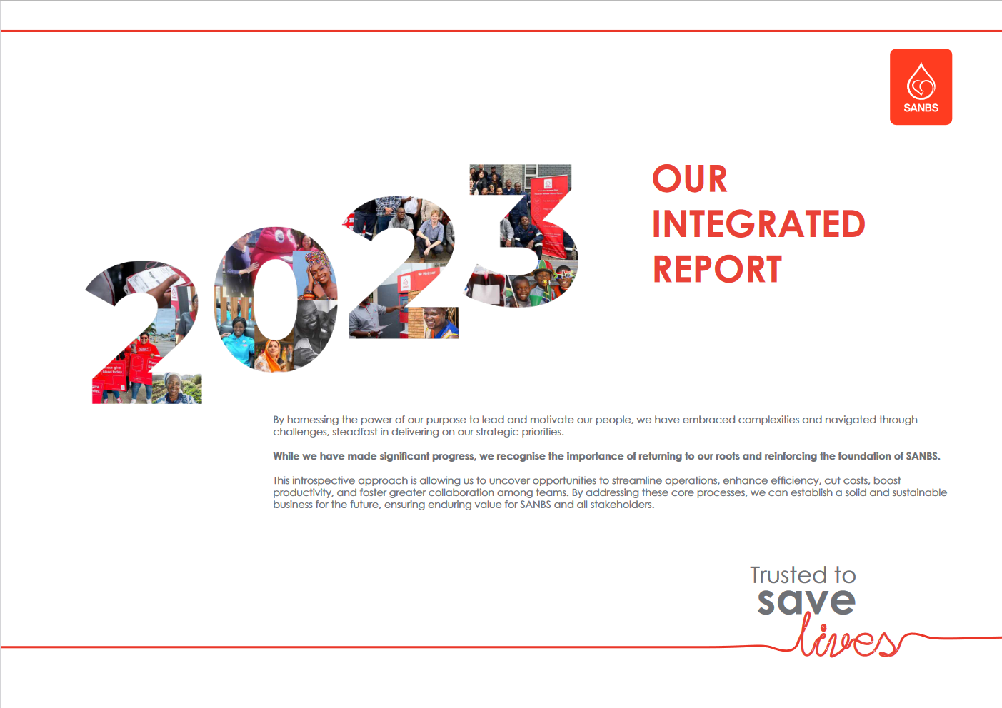 Annual Reports | SANBS | South African National Blood Service (SANBS)
